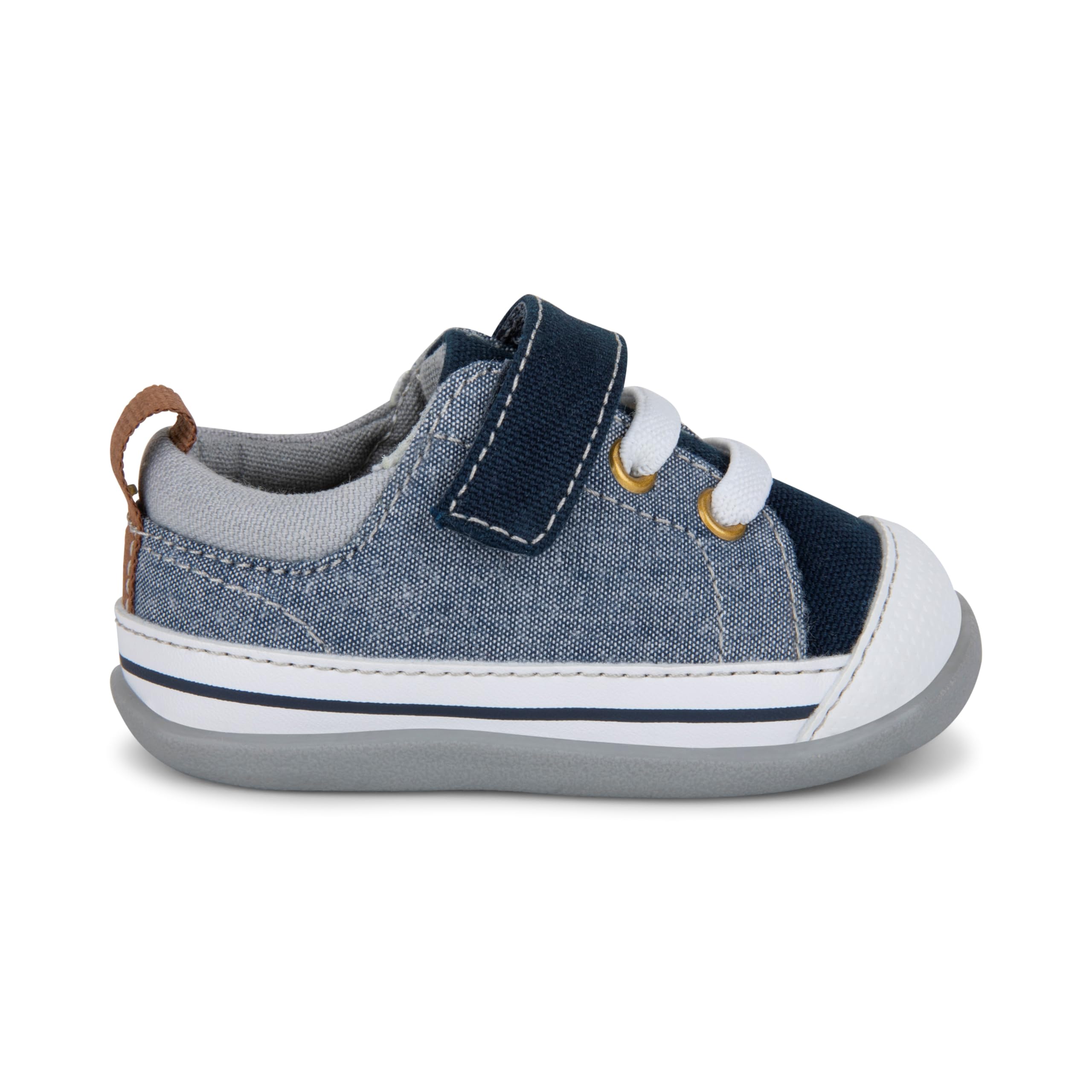 See Kai Run - Stevie II First Walker Shoe for Infants, Blue Denim, Infant 6