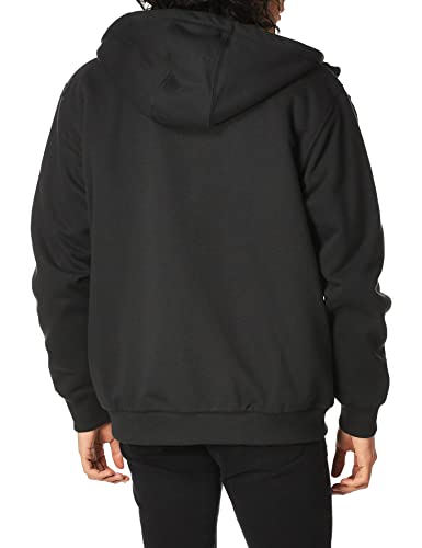 Carhartt Men's Rain Defender Rockland Sherpa Lined Hooded Sweatshirt, Black, X-Large