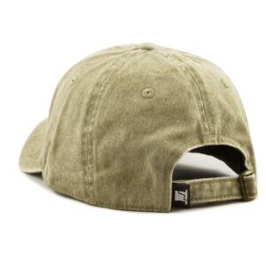 The Hat Depot 100% Cotton Pigment Dyed Low Profile Dad Hat Six Panel Cap (1. Khaki)