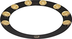 meinl cymbals backbeat pro 14" tambourine with steel jingles (bbp14)