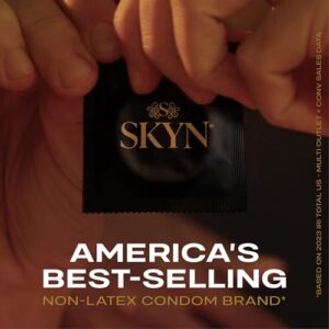 SKYN Extra Studded – 22 Count – Lubricated Latex-Free Condoms – Unique Texture Intensifies Every Moment​