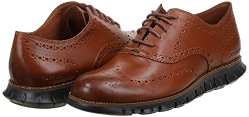 Cole Haan Men's Zerogrand Wing OX Oxford, british tan leather/java, 11 M US