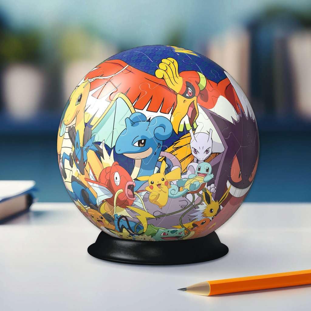 Ravensburger Pokemon 3D Jigsaw Puzzle Ball for Kids Age 6 Years Up - 72 Pieces