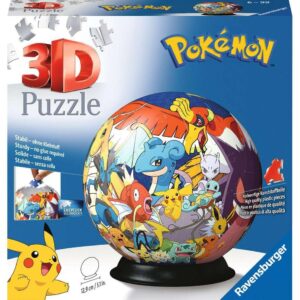 Ravensburger Pokemon 3D Jigsaw Puzzle Ball for Kids Age 6 Years Up - 72 Pieces