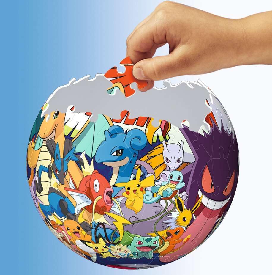 Ravensburger Pokemon 3D Jigsaw Puzzle Ball for Kids Age 6 Years Up - 72 Pieces