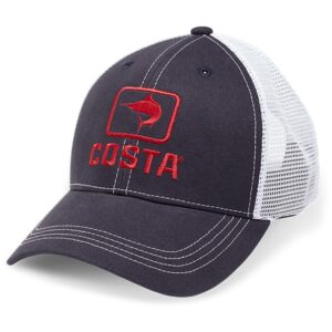 costa xl trucker hat, marlin, navy + white