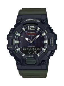 casio men's hdc-700-3avcf classic analog-digital display quartz green watch