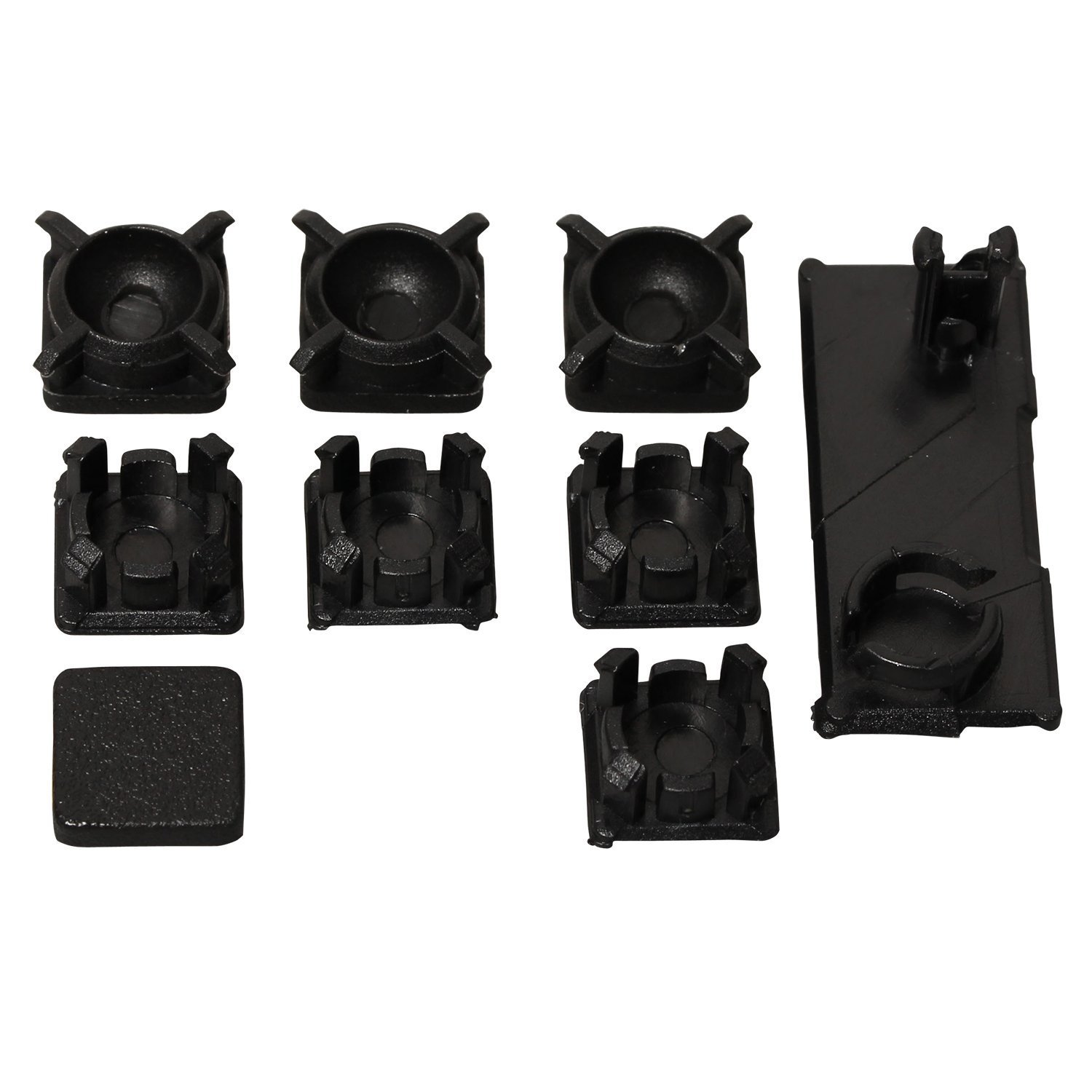 Screw Feet Cover Kit Rubber Boot Pad Replacement for Sony PS3 Slim 2000 3000 Console(Pack of 9)