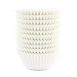 eoonfirst standard size baking cups thanksgiving day party cupcake liners 200 pcs (white)