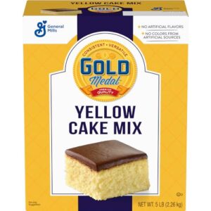 gold medal yellow cake mix, 5 lb box (pack of 6)