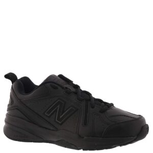 new balance women's 608 v5 casual comfort cross trainer, black/black, 9 wide