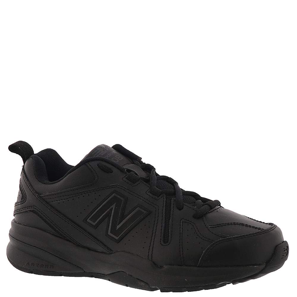 New Balance Women's 608 V5 Casual Comfort Cross Trainer, Black/Black, 9 Wide