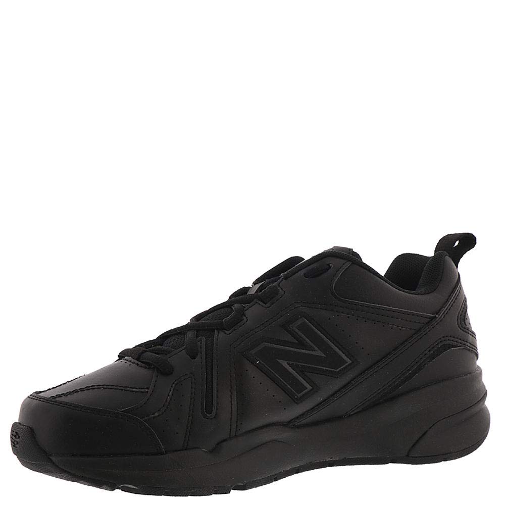 New Balance Women's 608 V5 Casual Comfort Cross Trainer, Black/Black, 9 Wide