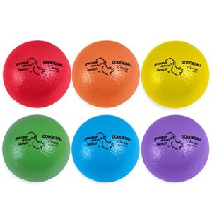 champion sports rhino skin basic dodgeball set, 6"