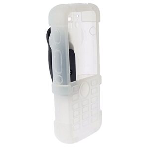 silicone case with rotating belt clip for cisco 8821 and 8821-ex phones clear