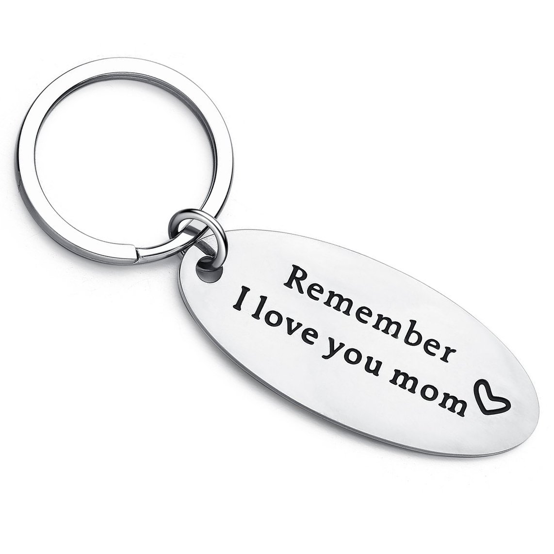 XYBAGS Mother's Day Keychain Gifts from Daughter Son - Remember I Love You Mom - Birthday Christmas Gift for Mom