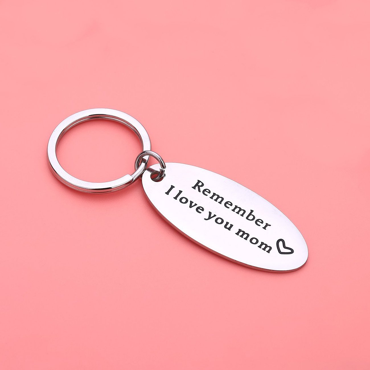 XYBAGS Mother's Day Keychain Gifts from Daughter Son - Remember I Love You Mom - Birthday Christmas Gift for Mom