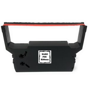 MARS POS Ribbons Compatible with Citizen DP600 IR61BR Ribbon (Red Black, 3 Pack)