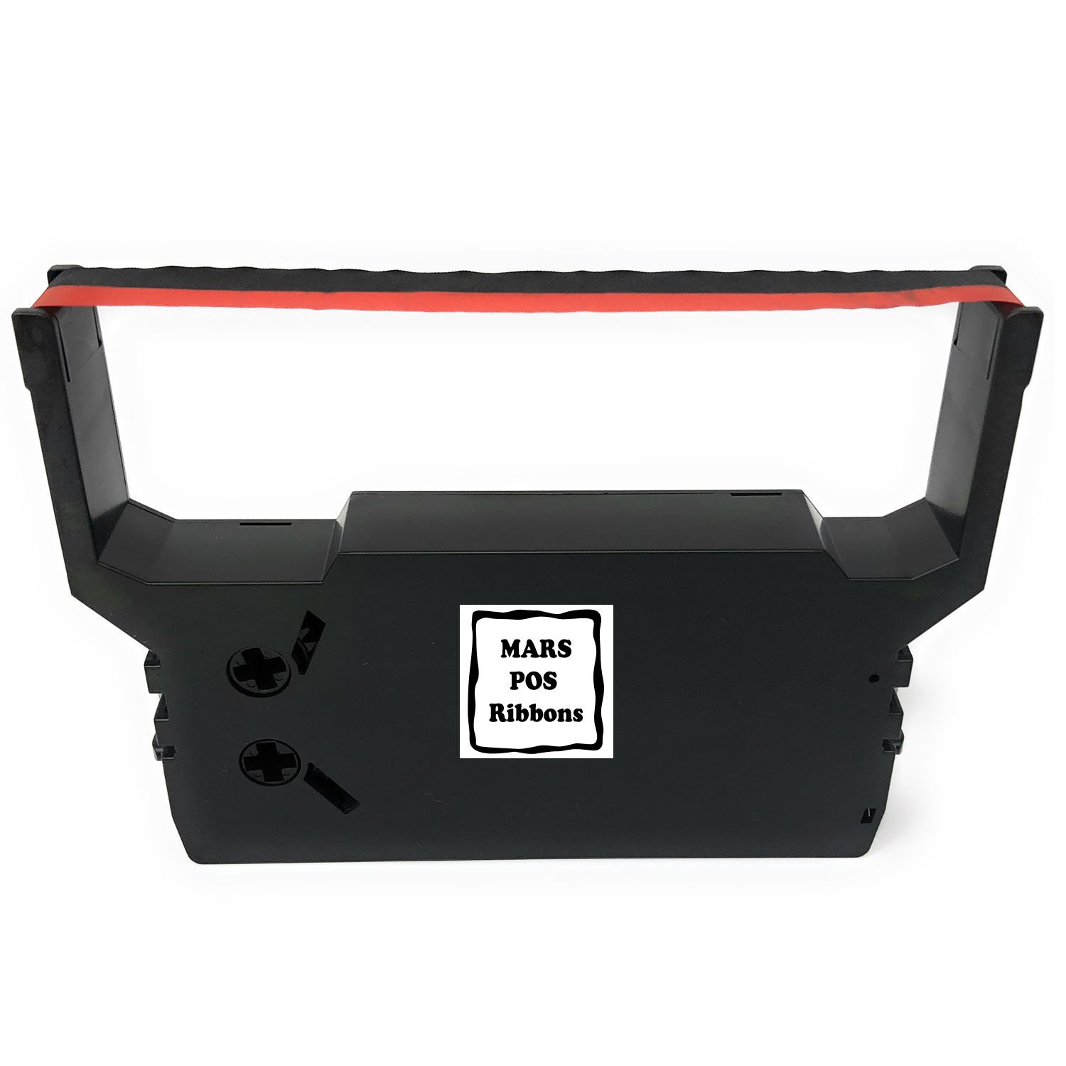 Mars POS Ribbons Compatible with Citizen DP600 Printer Ribbon CITIZEN IR61BR (Red Black, 6 Pack)