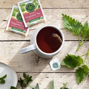 Traditional Medicinals Organic Pregnancy Tea Raspberry Leaf Herbal Tea, Supports Healthy Pregnancy, (Pack of 3) - 48 Tea Bags Total