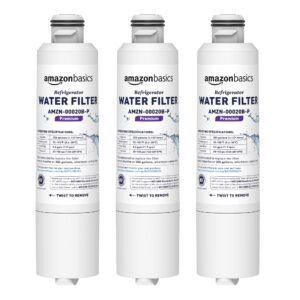 amazon basics replacement samsung da29-00020b refrigerator water filter cartridge - pack of 3, premium filtration