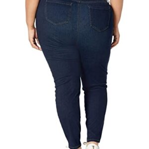 Amazon Essentials Women's Pull-On Knit Jegging (Available in Plus Size), Dark Wash, Medium Short