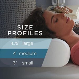 Tempur-Pedic TEMPUR-Ergo Neck Pillow, Medium Profile, White