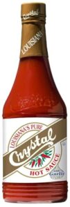 crystal louisiana's pure hot sauce with garlic, 12 ounce, aged cayenne peppers, medium heat, flavor gumbo to bloody mary's