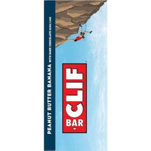 CLIF BAR - Peanut Butter Banana with Dark Chocolate Flavor - Made with Organic Oats - Non-GMO - Plant Based - Energy Bars - 2.4 oz. (12 Pack)