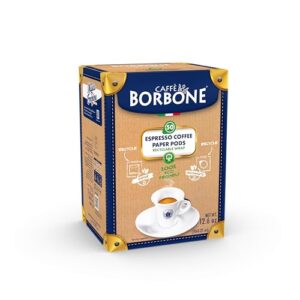 Caffe Borbone Espresso Paper Pods, Red Blend, Medium Roast - 50 Count