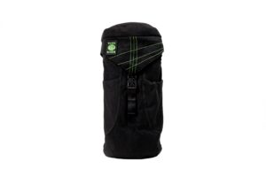 dime bags padded conversion tube for glass protection | sleek protective hemp backpack (18 inch, black)