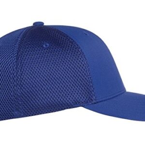 Flexfit Unisex Ultrafibre Airmesh Fitted Trucker Hat, Royal, Large-X-Large