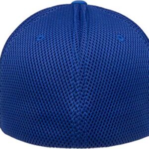 Flexfit Unisex Ultrafibre Airmesh Fitted Trucker Hat, Royal, Large-X-Large