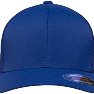 Flexfit Unisex Ultrafibre Airmesh Fitted Trucker Hat, Royal, Large-X-Large