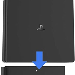 Monzlteck New Wall Mount for PS-4 Slim, Near or Behind TV, Space Saving,Customized to Perfectly Fit PlayStation4 Slim,Easy to Install