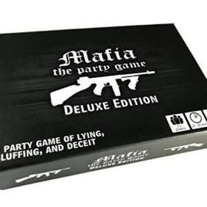 Apostrophe Games Mafia The Party Game Deluxe Edition – A Game of Lying, Bluffing and Deceit– Card Game, Adults and Teens – Board Game