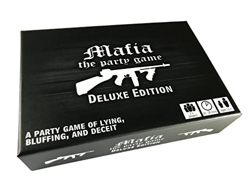 Apostrophe Games Mafia The Party Game Deluxe Edition – A Game of Lying, Bluffing and Deceit– Card Game, Adults and Teens – Board Game