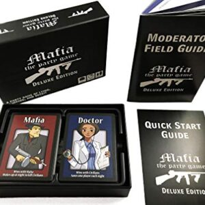 Apostrophe Games Mafia The Party Game Deluxe Edition – A Game of Lying, Bluffing and Deceit– Card Game, Adults and Teens – Board Game