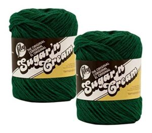 sugar'n cream yarn - solids-dark pine