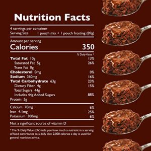 Betty Crocker Mug Treats Triple Chocolate Cake Mix with Fudge Frosting, 4 Servings, 12.5 oz. (Pack of 6)