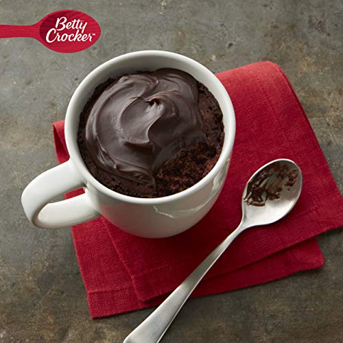 Betty Crocker Mug Treats Triple Chocolate Cake Mix with Fudge Frosting, 4 Servings, 12.5 oz. (Pack of 6)