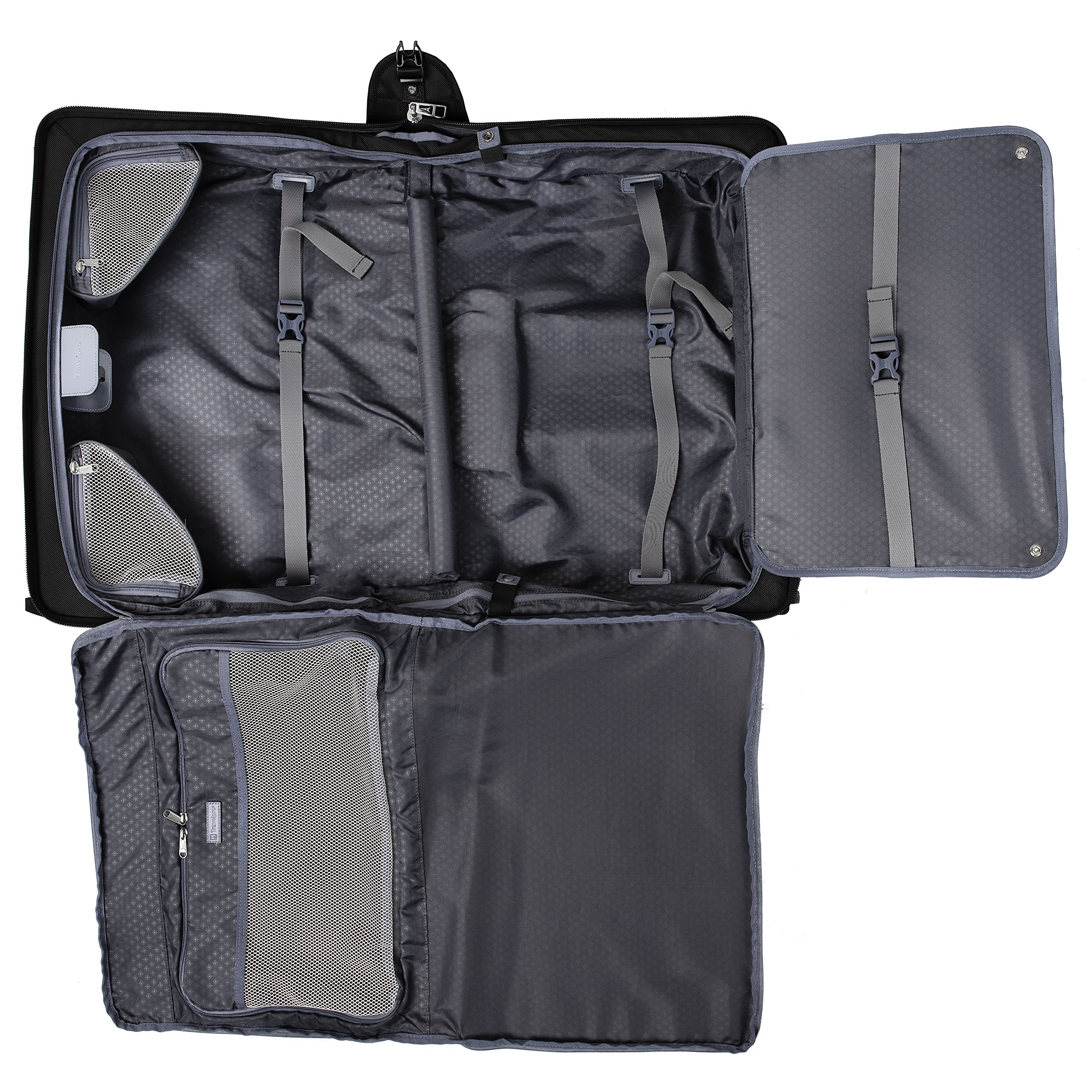 Travelpro Platinum Elite Carry-On Rolling Garment Bag, Men and Women, Shadow Black, 22-Inch