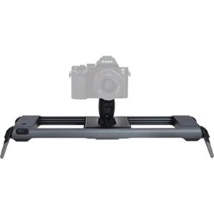 rhino rov pro everyday 8" motorized slider for smartphones and small cameras, gunmetal finish