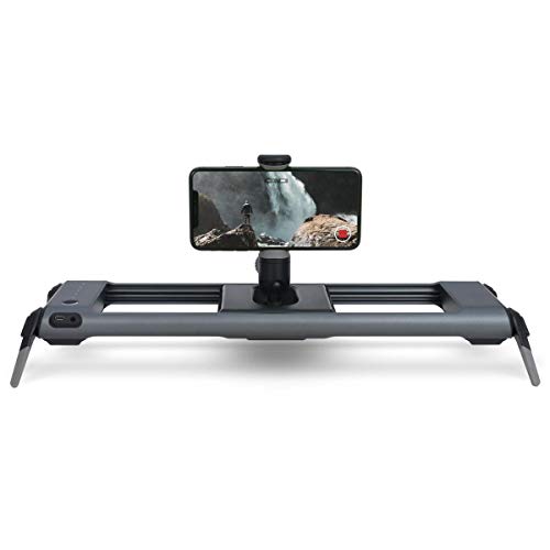 Rhino ROV PRO Everyday 8" Motorized Slider for Smartphones and Small Cameras, Gunmetal Finish