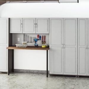 SystemBuild Kendall 54" Wall Cabinet in Gray