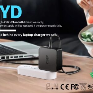 CYD 44w Tablet-Computer Chargers Compatible for Surface Laptop Go 2 3 4, Surface book 2 Surface-laptop pro 3 pro 4 pro 5, laptop-charger for Surface 1706 1800 1735 1736