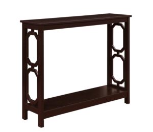 convenience concepts omega console table, espresso