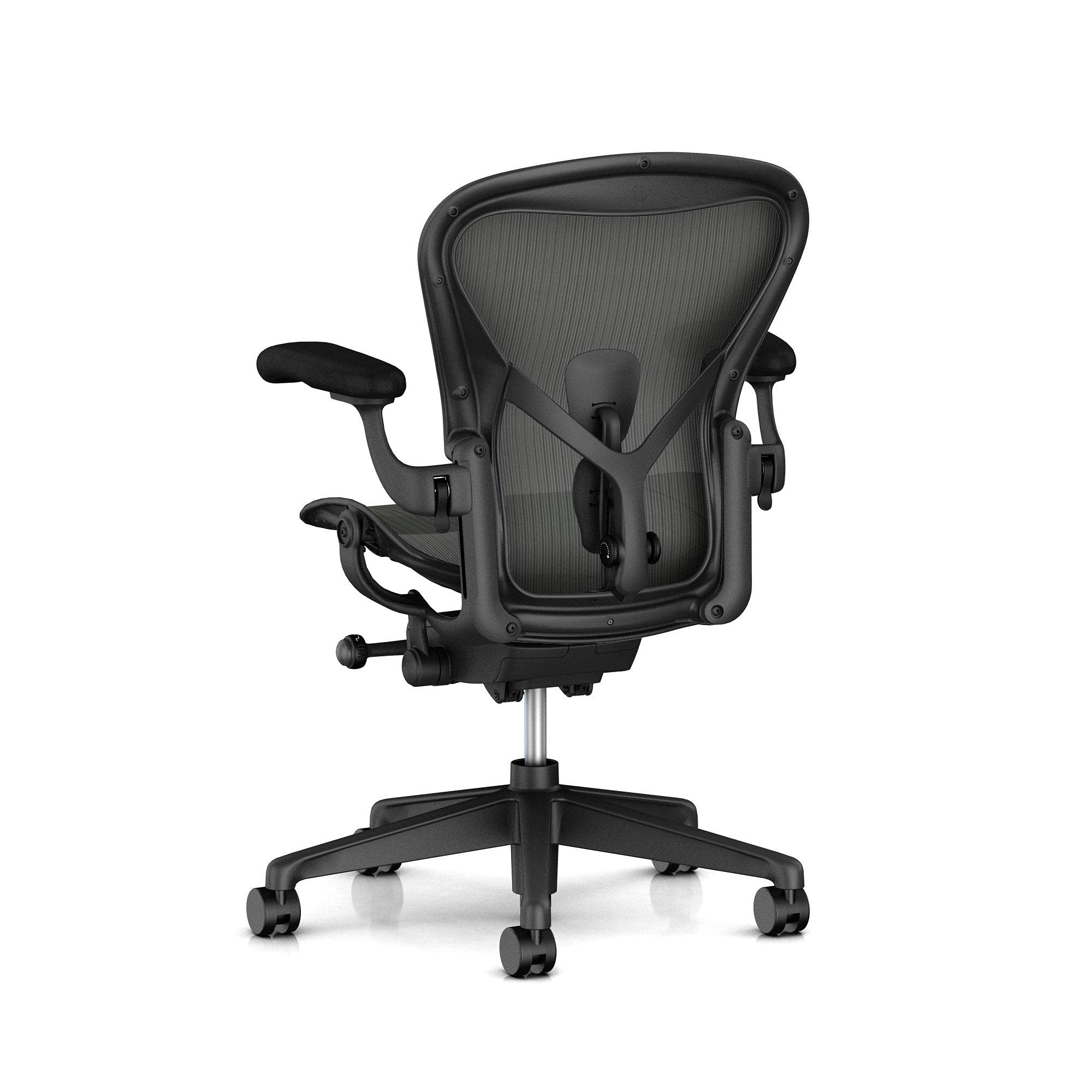 Herman Miller Aeron Task Chair: Tilt Limiter, Fully Adjustable Arms, Dual Posture Fit