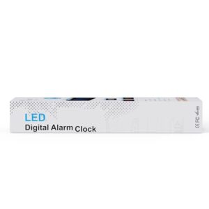 Digital Alarm Clock for Bedroom - 7 Color Night Light,2 USB Chargers,7.5" Large Number Screen & Slider Dimmer,12/24 H,Battery Backup,Easy Loud Electric Alarm Clock for Heavy Sleeper,Boy&Girl Kid Teen