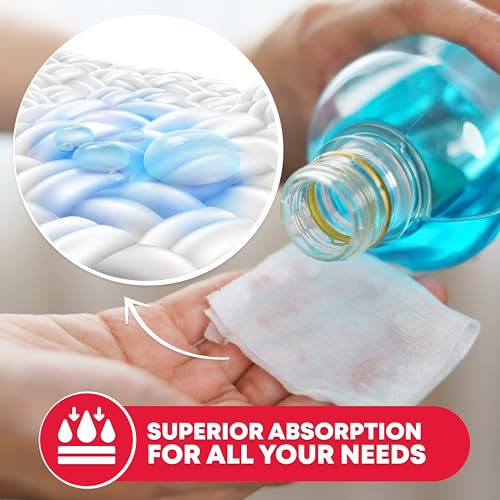 Ever Ready First Aid Non-Woven Sponges, Wound Care, Skin Care, 4" x 4", 4 Ply - 800 Count